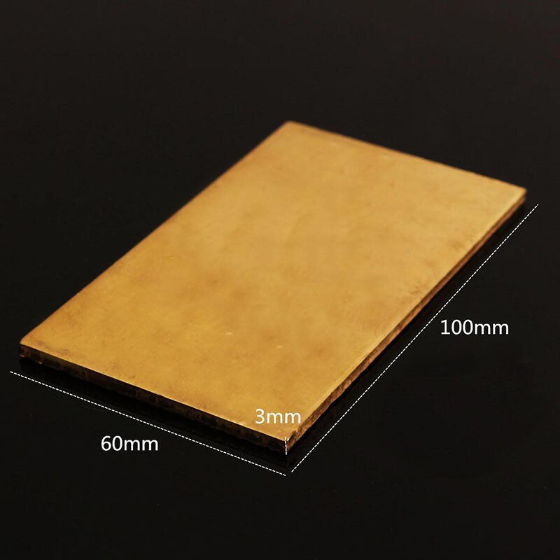 1 pcs Brass Metal Thin Sheet Plate Welding 60x100x... – Grandado