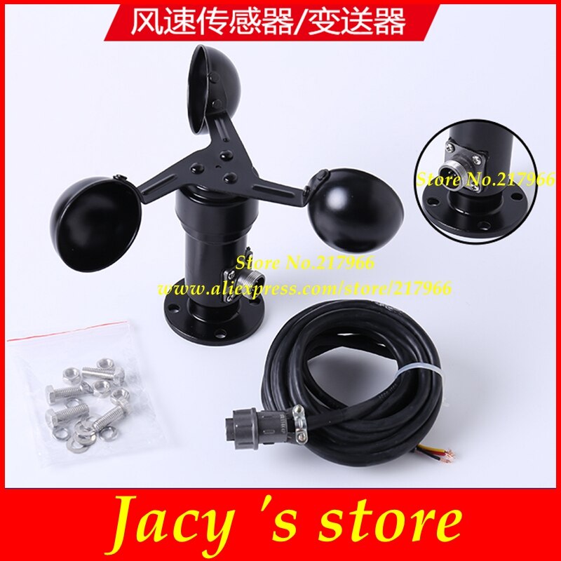 Wind speed sensor analog signal RS485 485 MODBUS o... – Grandado