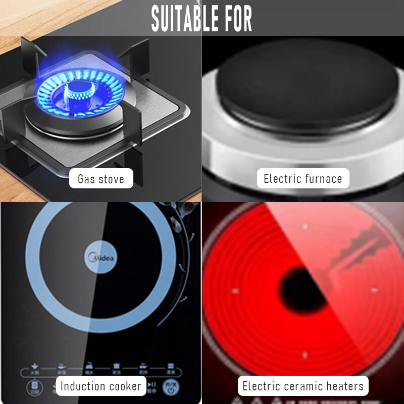 DEKO Frying Pan Non-Stick Pot With Heat Resistant ... – Grandado