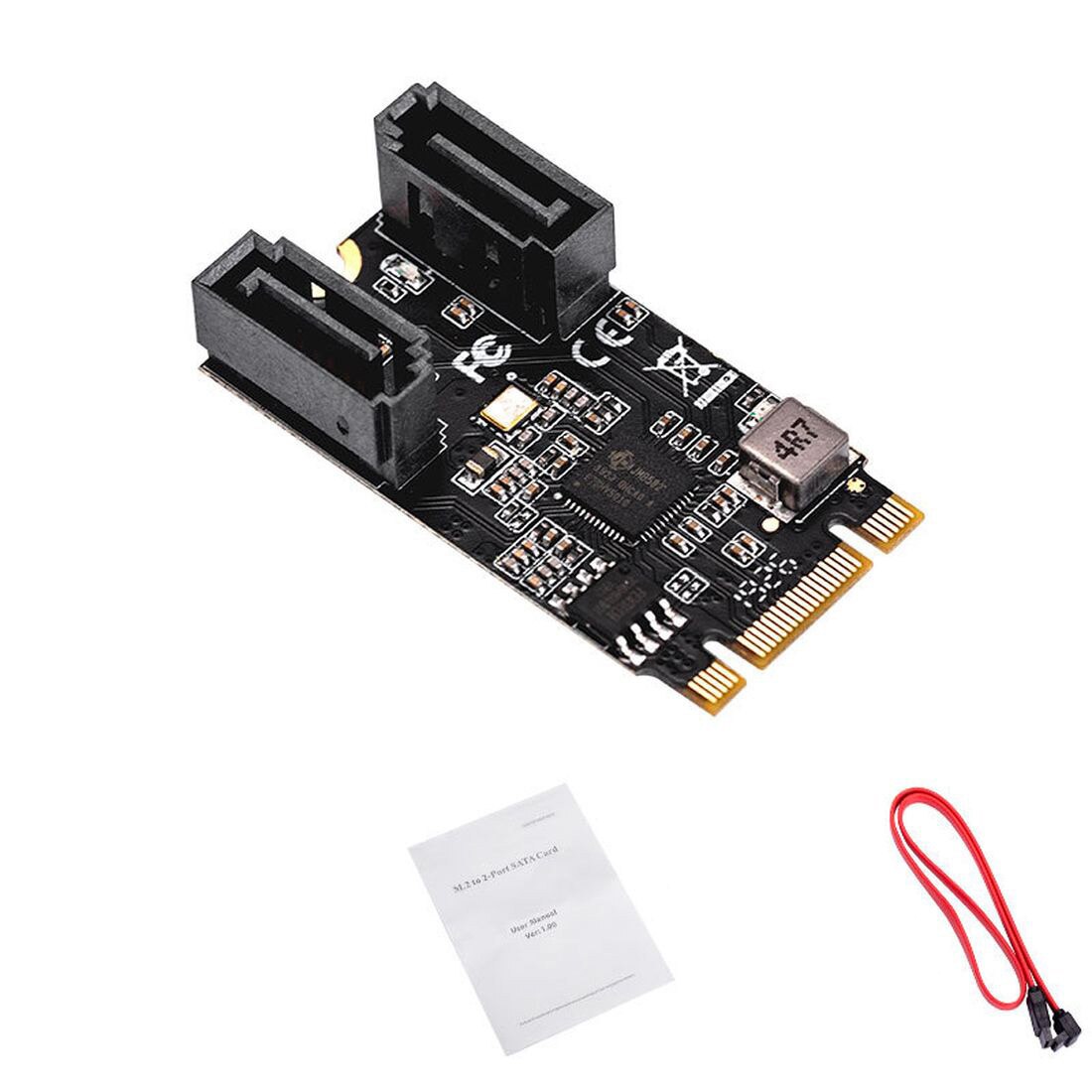 XT-XINTE 2 Port SATA III 6gb/s M.2 21x41mm M Key a... – Grandado