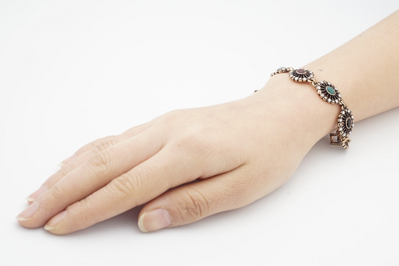 Yunkingdom Unique Style Colorful Jewelry, Gold Col... – Grandado