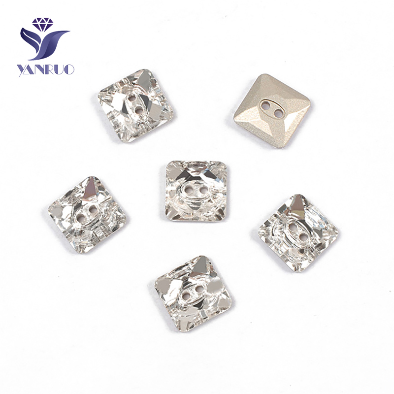 YANRUO 3017 All Sizes Crystal Clear Square Luxury ... – Vicedeal