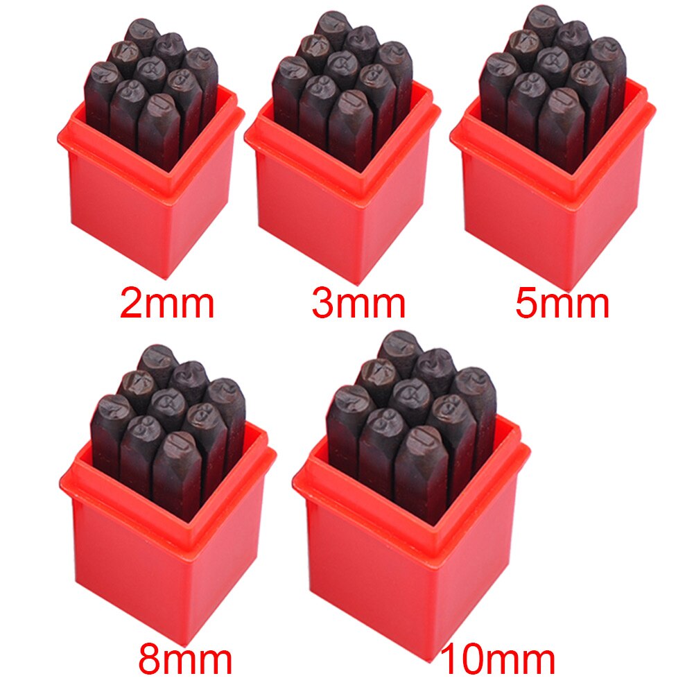 Number Stamp Punch Set Hardened Steel Metal Alphab... – Grandado