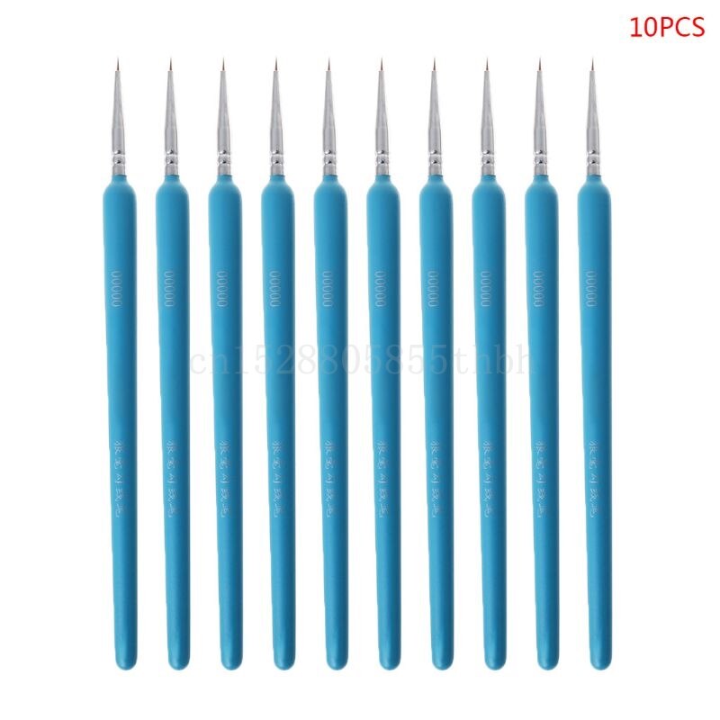 10Pcs/set Wolf Hair Hook Line Pen Fine Painting Br... – Grandado