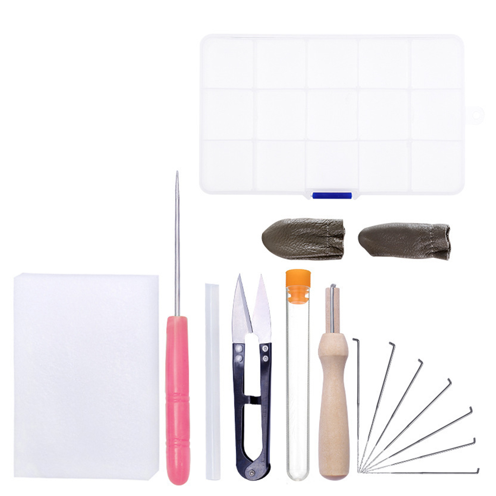 15Pcs Diy Vilten Gereedschap Vilt Kit Met Naalden ... – Grandado