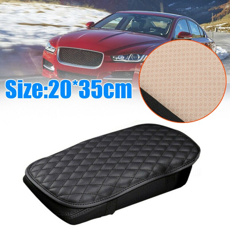 Universal Car Armrest Pad Cover Leather Center Con... – Grandado