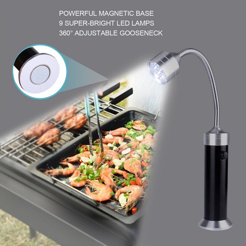 Barbecue Grill BBQ Light LED 360 Degree Outdoor Ca... – Grandado
