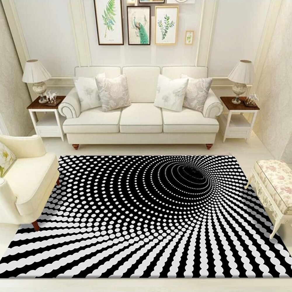 3D Carpet Luxury Carpet Floor Mat Illusion Mat Spi... – Grandado