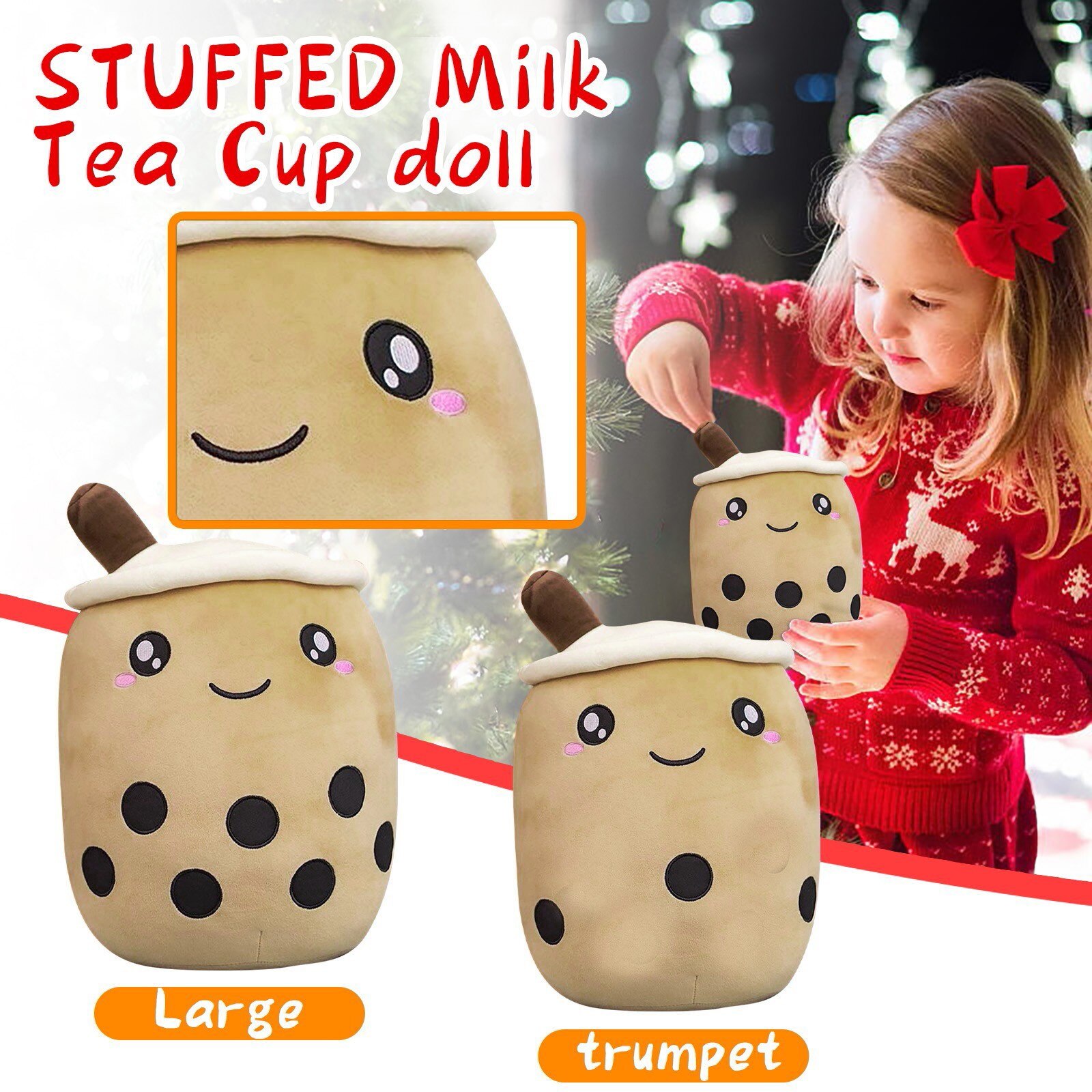 Cute Cartoon Fruit Drink Plush Stuffed Soft Milk T... – Vicedeal