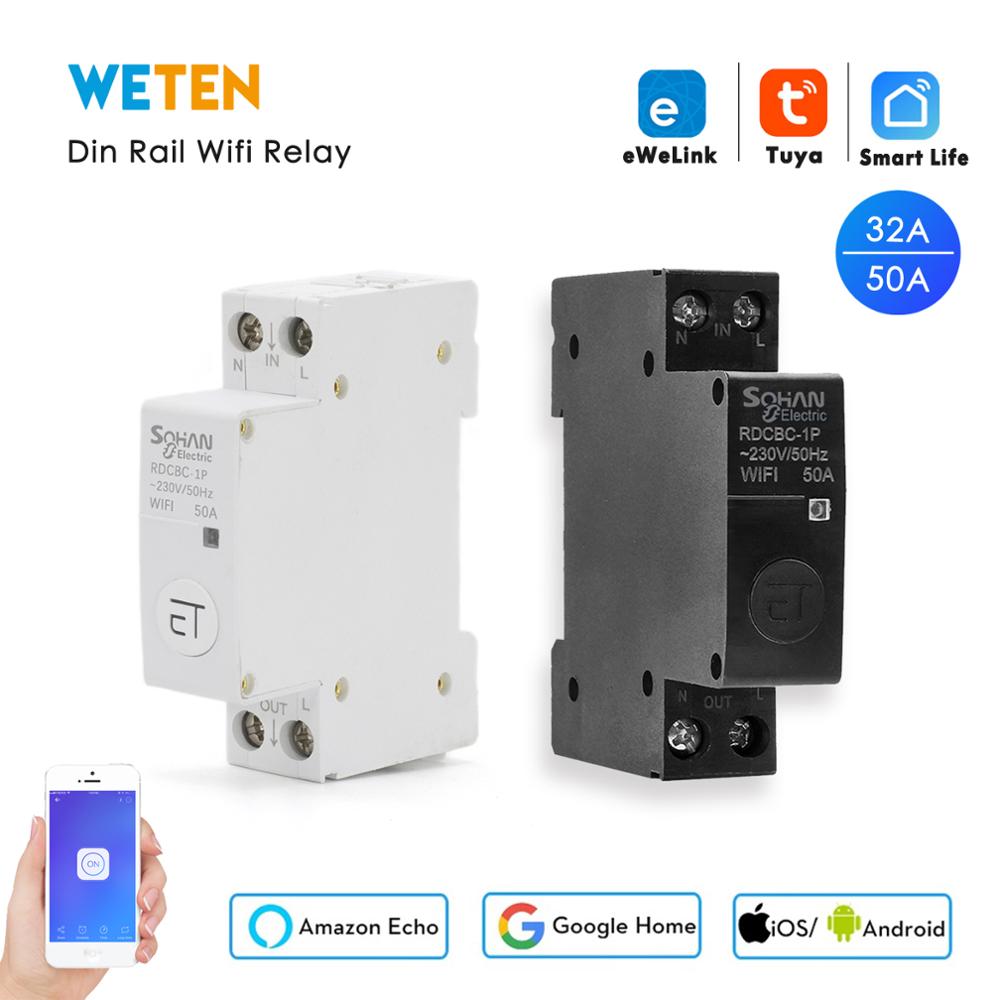 Tuya eWeLink Din Rail Wifi Relay Switch Time Relay... – Grandado