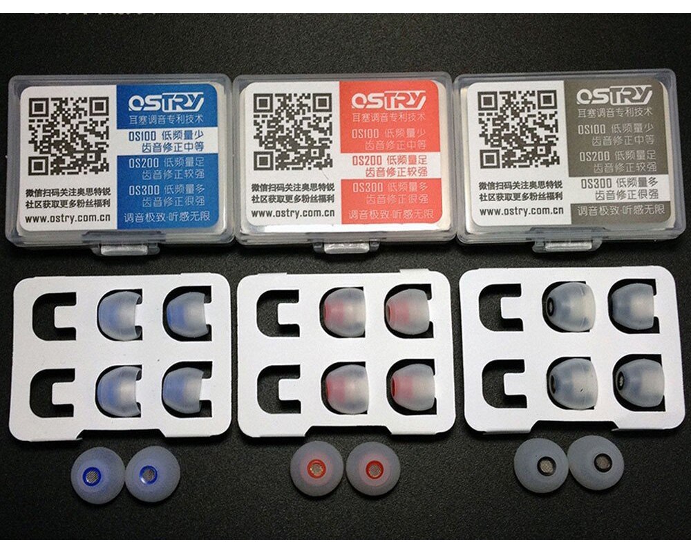 OSTRY OS100 / OS200 / OS300 Earphone Turning Tips ... – Grandado