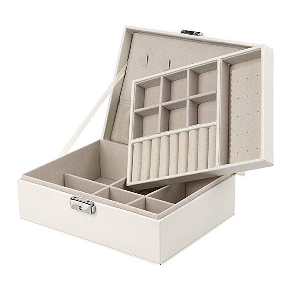 Exquisite Jewelry Box Women Leather Packaging Neck... – Grandado