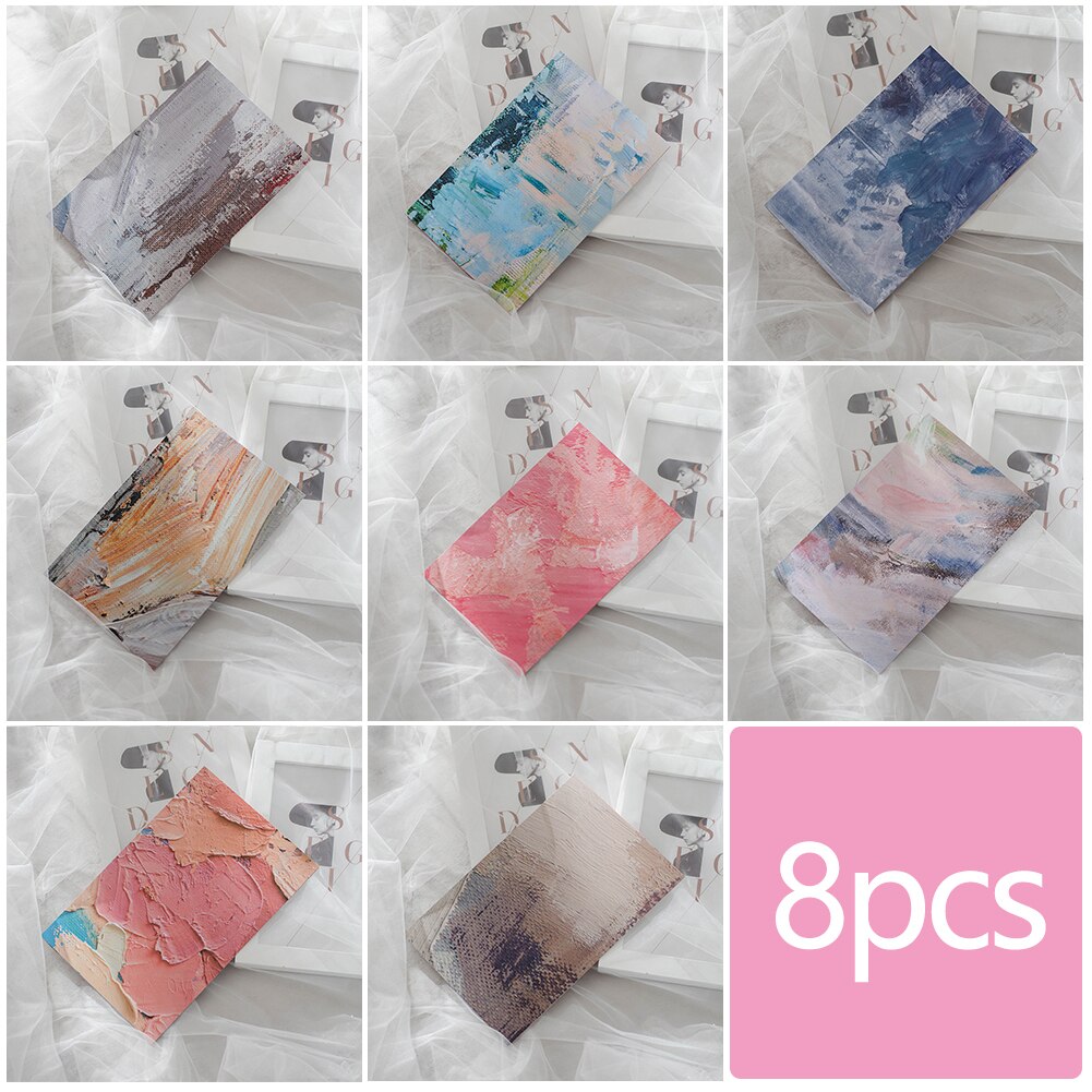 8Pcs Japanese Style Marble Background Paper Cosmet... – Grandado