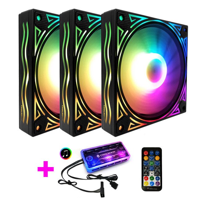 Computer Radiator RGB Fan Computer PC Chassis Fan ... – Grandado