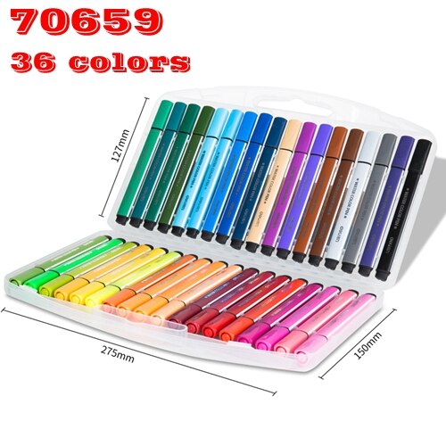 Deli 70656 Triangular shaped Water color Pen Set P... – Grandado