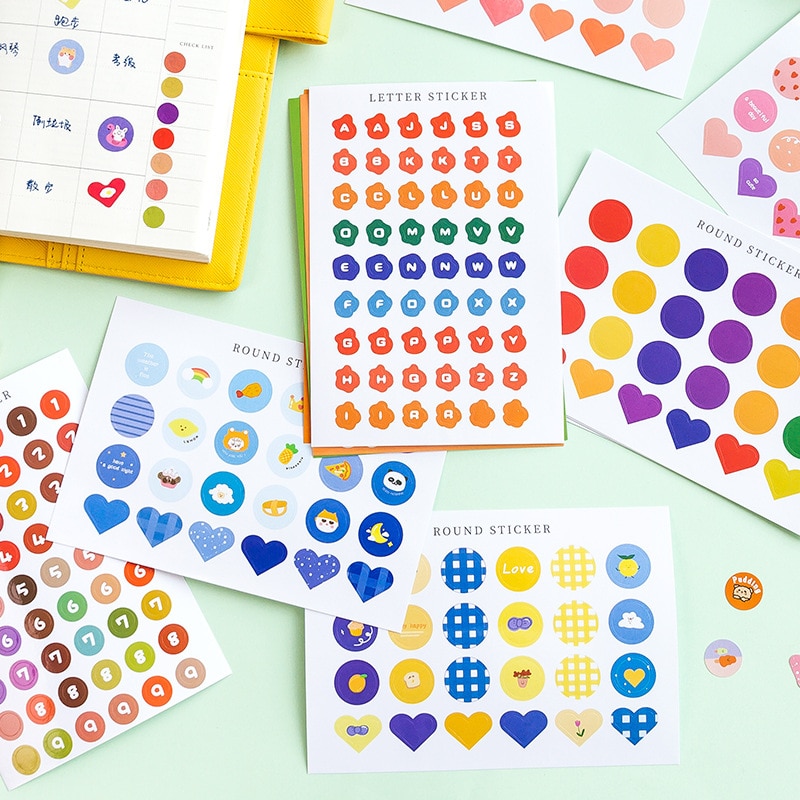 5Sheet Cute Sweet Love Words Series Mini Stickers ... – Vicedeal