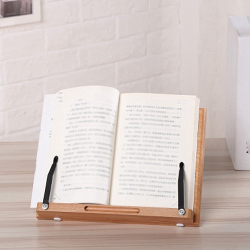 Multifunctional Foldable Wood Bookends Stand Cookb... – Vicedeal