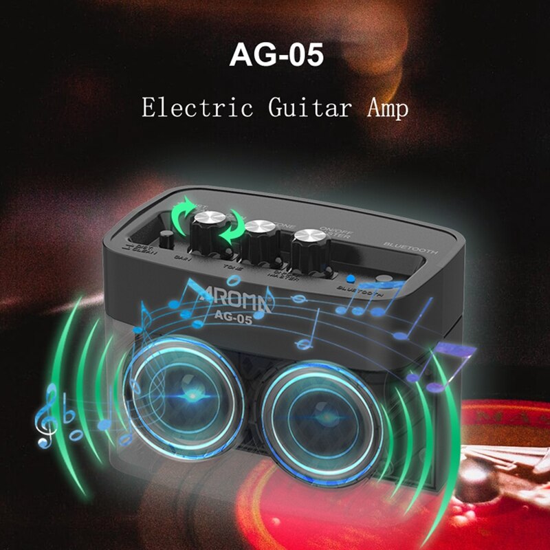 AROMA AG-05 Bluetooth Electric Guitar Amp Amplifie... – Grandado