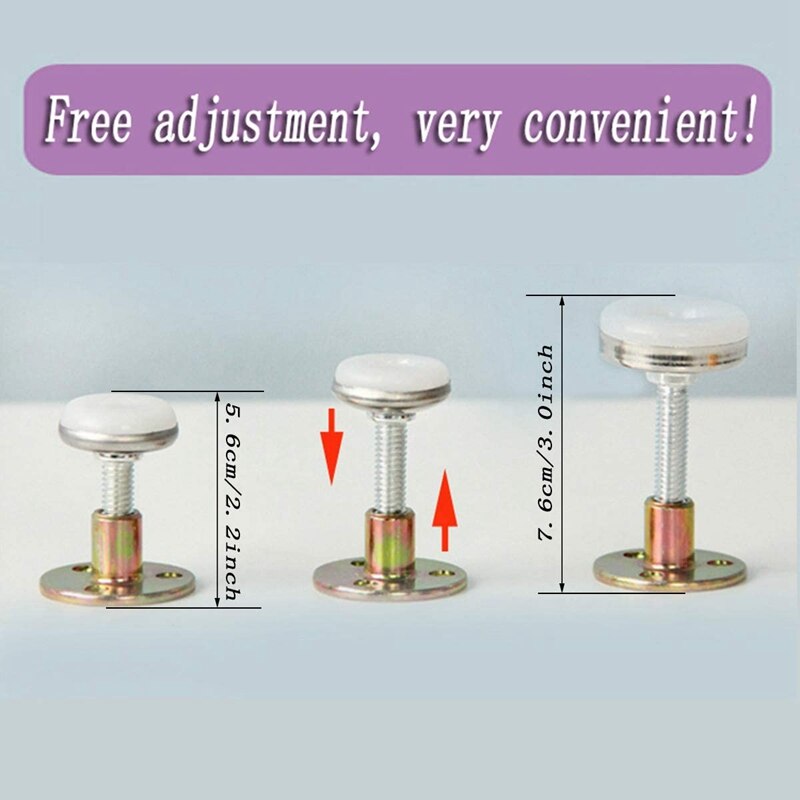 4Pcs Adjustable Threaded Bed Frame Anti-Shake Tool... – Vicedeal