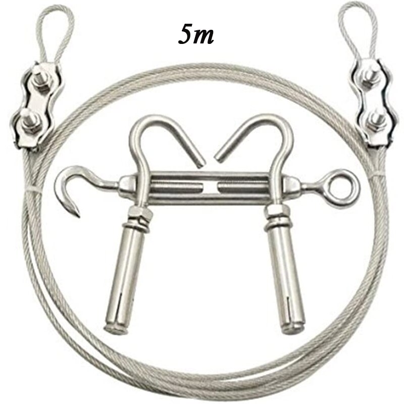 5m Clotheslines Windproof Clothes Rope Retractable... – Grandado