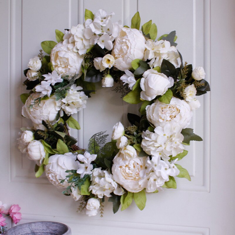 Efterårsdekorationer simulering blomsterkrans jule... – Grandado