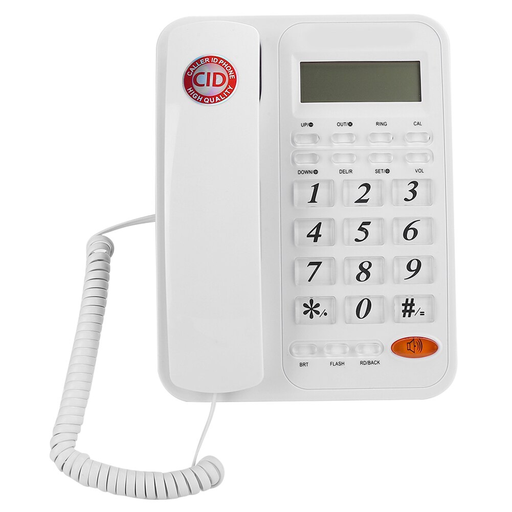 Home Office Landline Desk Phone Wired Telephone Ca... – Grandado
