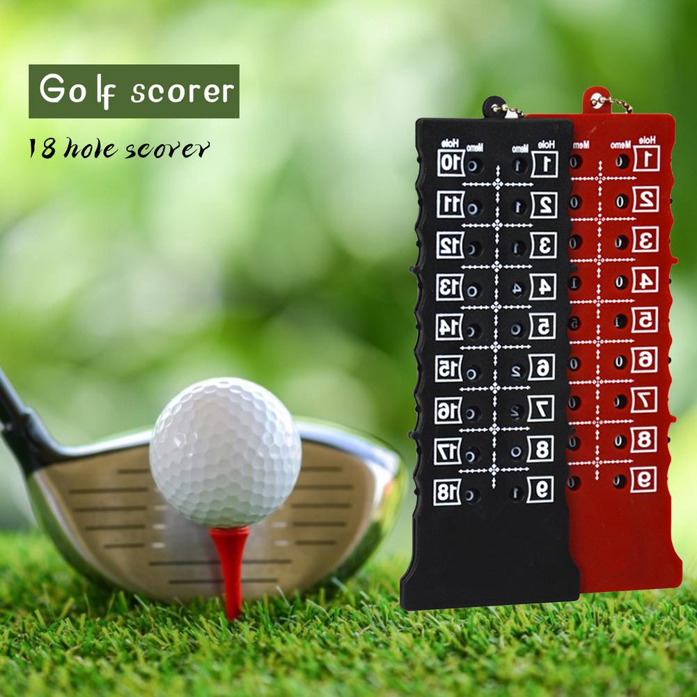 18 Holes Golf Scorecard Draagbare Golf Stroke Coun... – Vicedeal