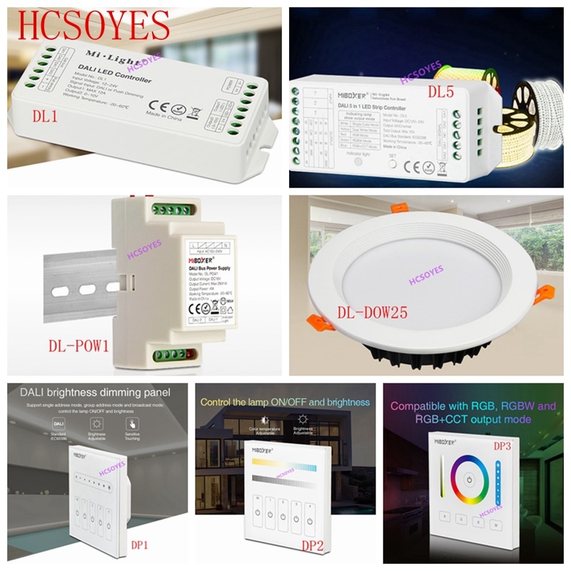 MILIGHT DL5 5 IN 1 LED Strip Controller DALI DL-DO... – Vicedeal