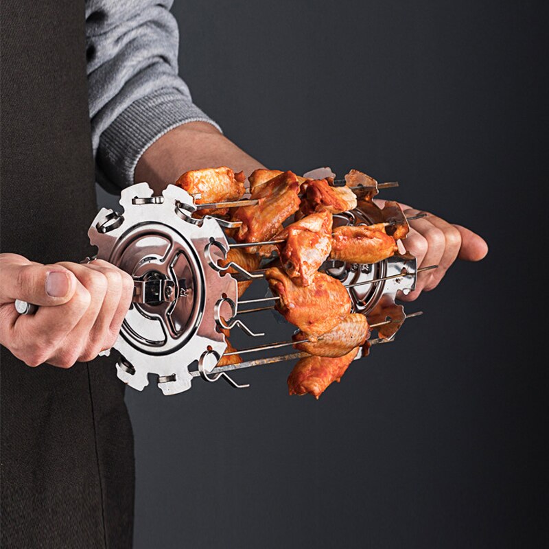 Stainless Steel BBQ Metal Oven Roasted Beef Turkey... – Grandado