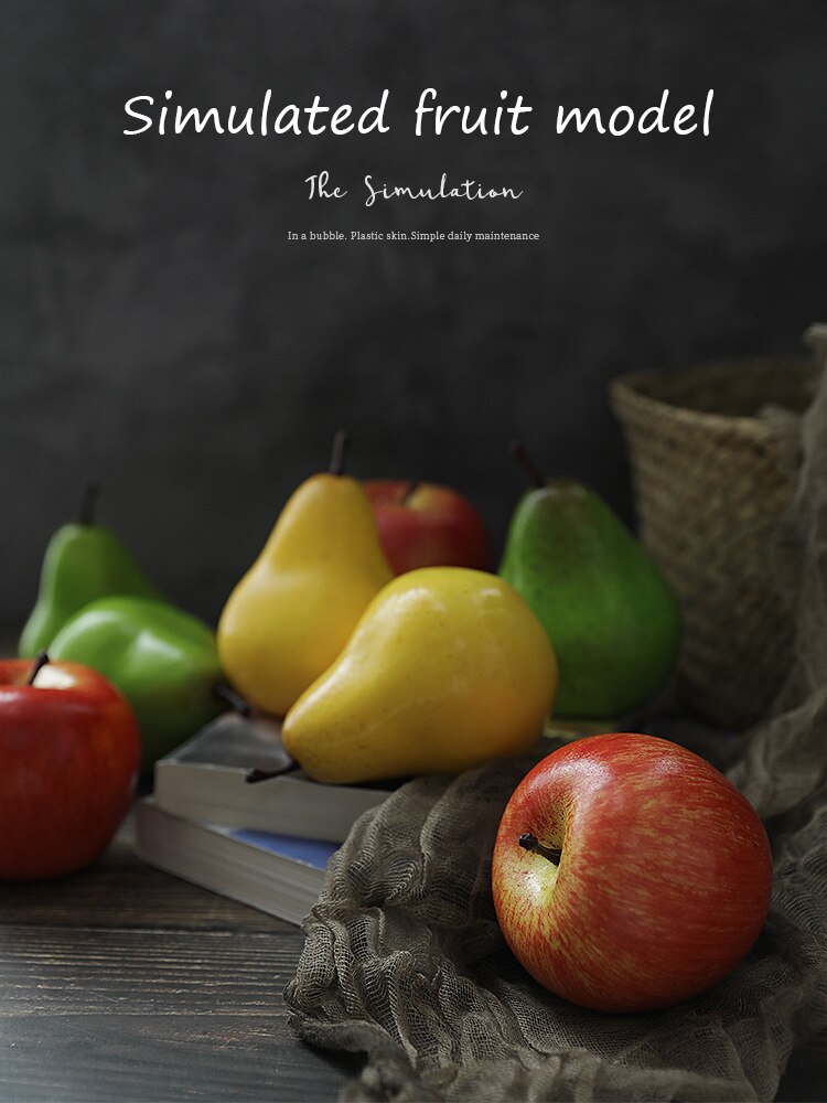 Simulation Fruit Apple Strawberry Cherry Photograp... – Grandado