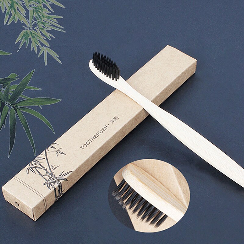 4 Colors Environmentally Wood Bamboo Toothbrush En... – Vicedeal