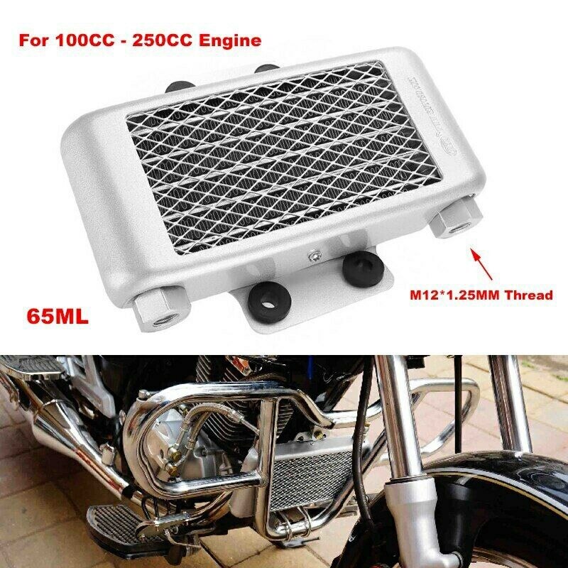 Motorcycle Engine Oil Cooler Cooling Radiator 65Ml... – Vicedeal