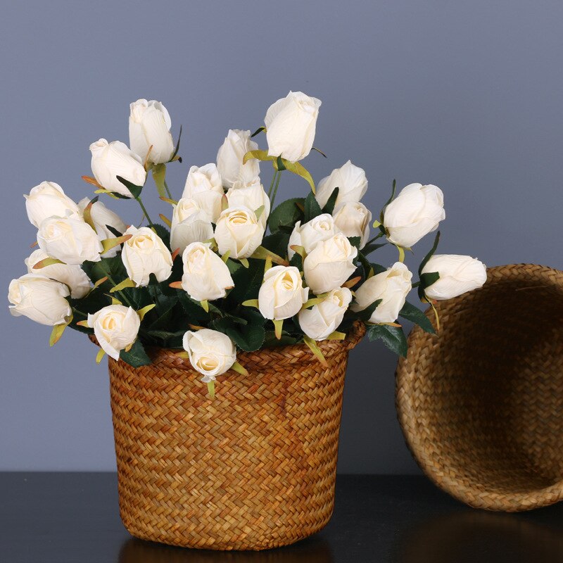 46CM Simulation Rose Wedding Bouquet 9 Roses Home ... – Grandado