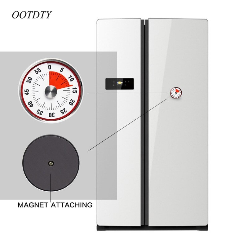 OOTDTY Stainless Steel Magnets Fridge Kitchen Time... – Grandado