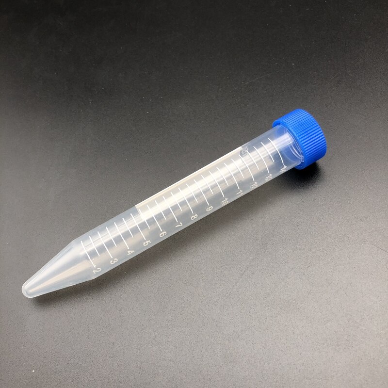 100pcs/lot 15ml Plastic centrifuge tube V-bottomed... – Grandado