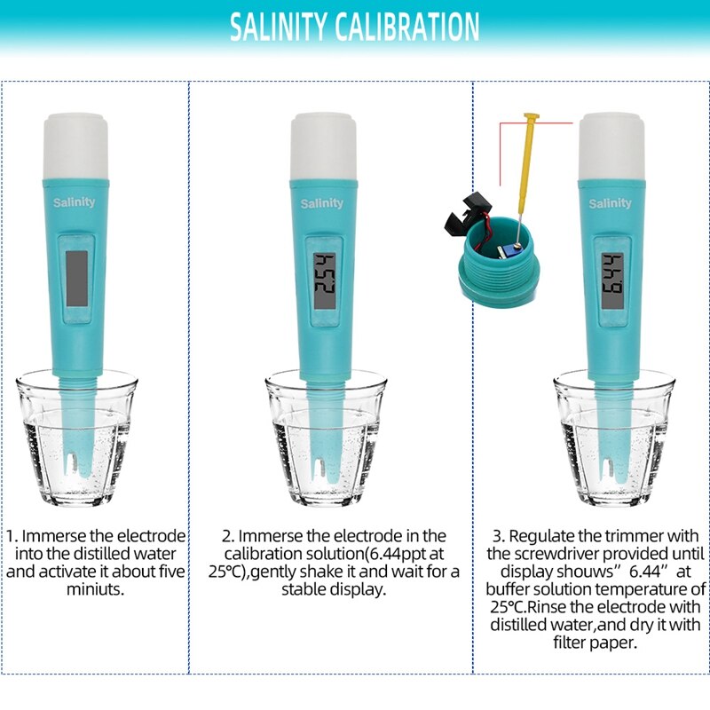 SA-387S Digital Salinity Meter Salinity Tester for... – Vicedeal