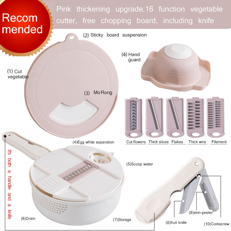 Multifunctionele Groentesnijder, Groente Snijden A... – Vicedeal