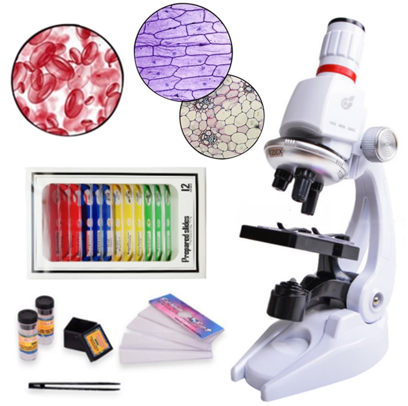 ANENG 1200X Refined Biological Microscope Kit Lab ... – Vicedeal