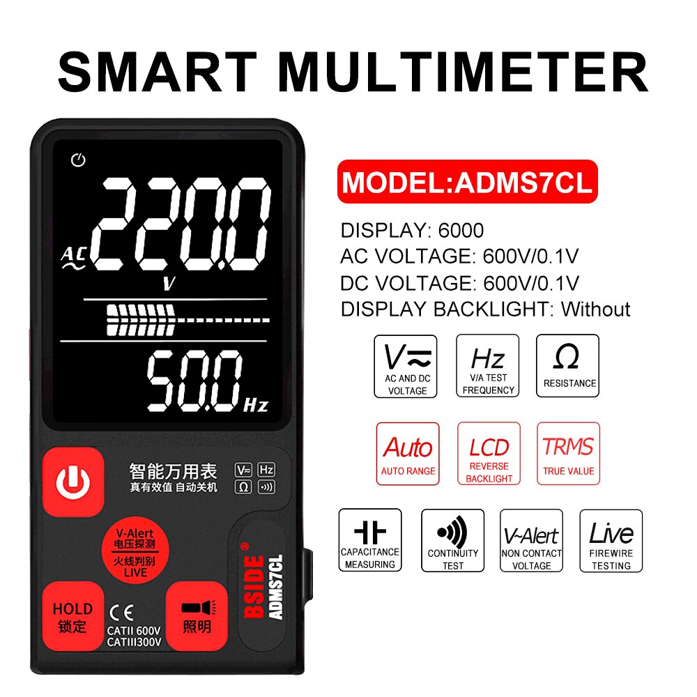 Automatische digitale multimeter tester lcd-scherm... – Grandado