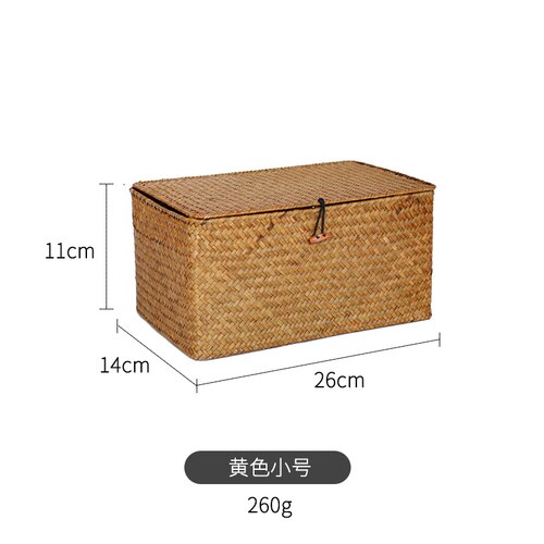 Seaweed Storage Box with Lid Storage Box Rattan an... – Grandado