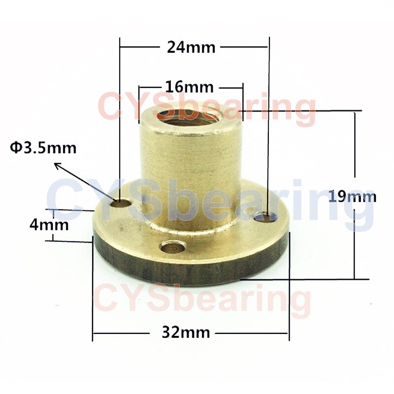 T10 Trapezoidal Lead Screw Pitch 2mm Lead 8mm 850m... – Grandado