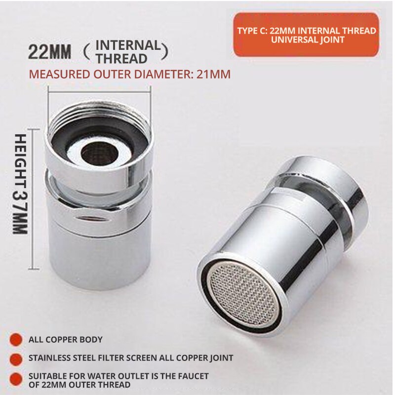 Brass Water Saving Tap Faucet Aerator Sprayer Atta... – Grandado