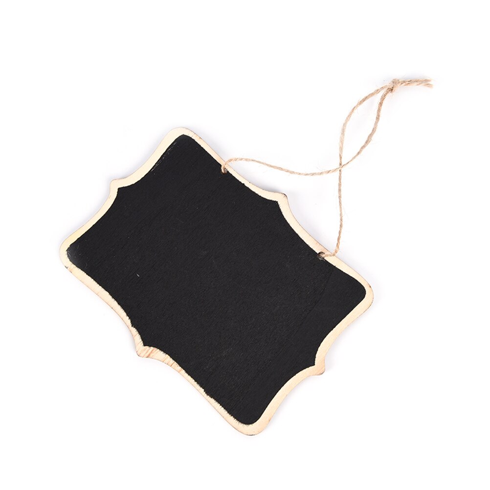 Wall-mount Wooden Black Board With Rope/Wood Black... – Grandado
