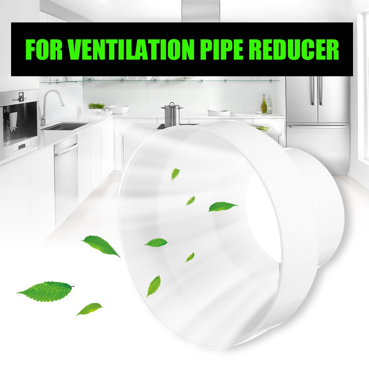 Round Head ABS Ventilation Pipe Reducer Adapter PV... – Grandado