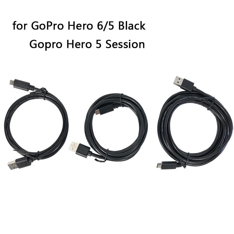 Voor Gopro Opladen USB Kabel 1 M/2 M/3 M USB Line ... – Vicedeal