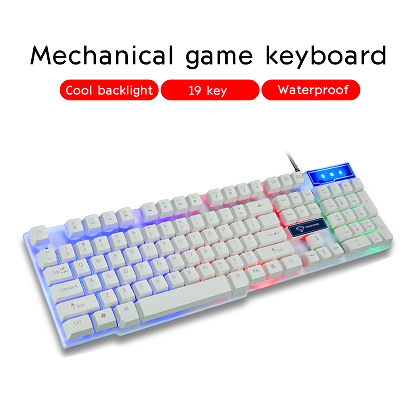 GK50 wired mechanical gaming keyboard floating cap... – Vicedeal