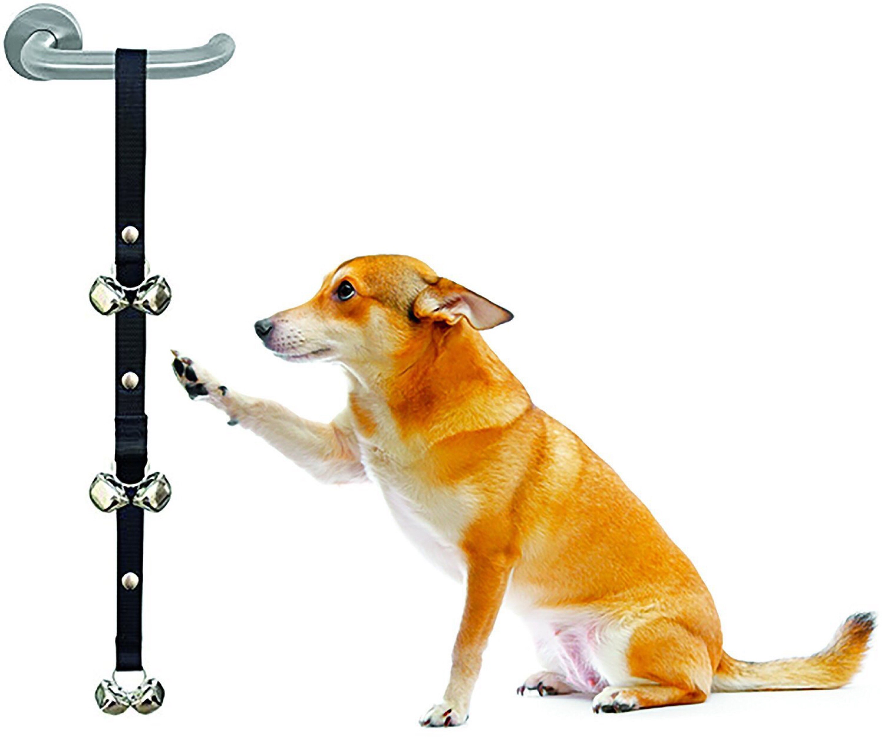 Door Knob Hanging Pet dog Doorbell Leash Puppy Dog... – Grandado