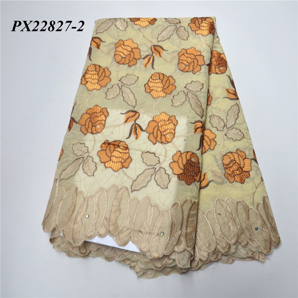 The Flower pure white African Lace Fabric Embroide... – Grandado