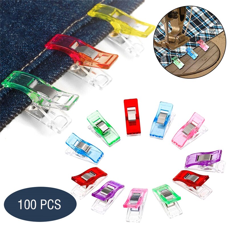 100pcs Sewing Clips Quilting Clips Clamps Fabric C... – Vicedeal