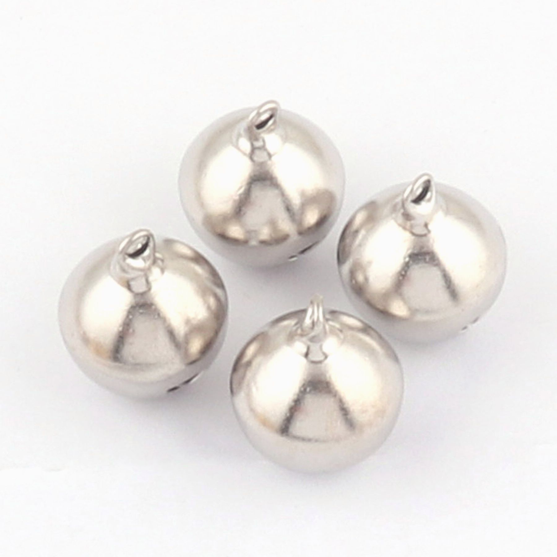 Silver Jingle Bells Christmas Decoration Tree Bell... – Grandado